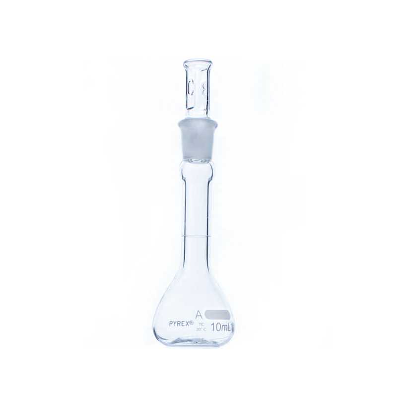 Matraz aforado con tapón de vidrio 10 ml – ELICROM